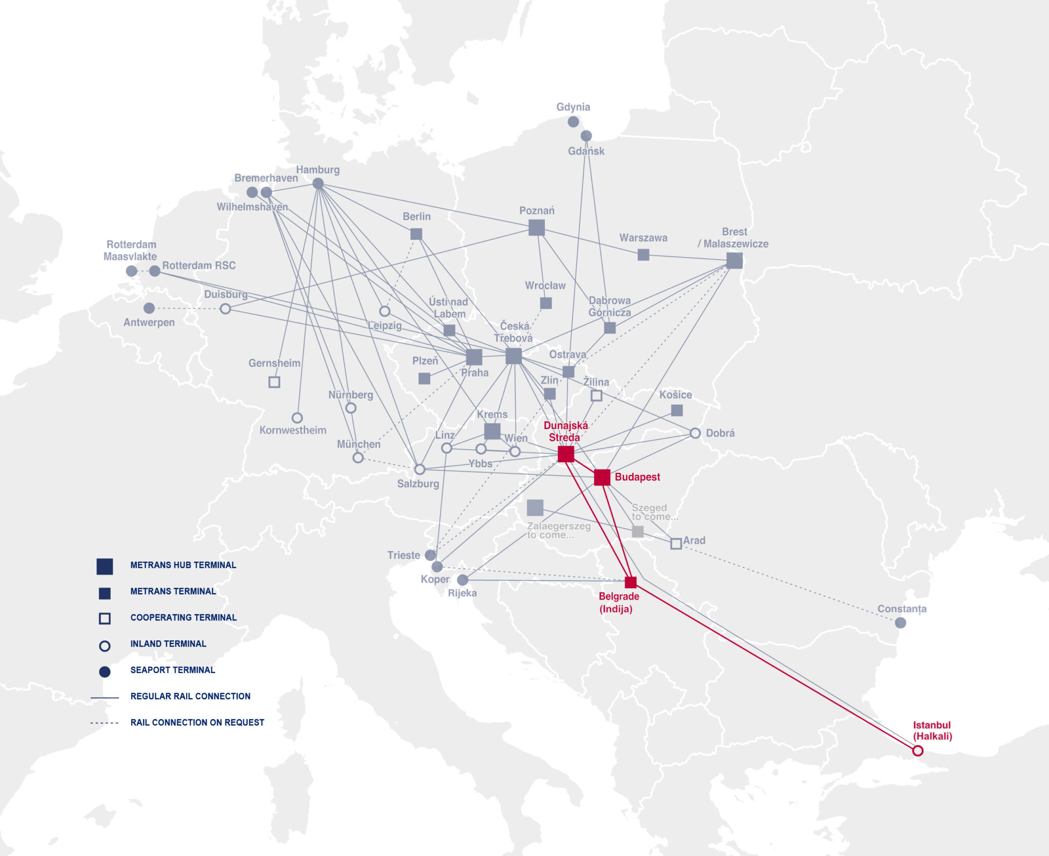 Extension of the Neutral Regular Rail Connection TK Halkali – Dunajska Streda via Budapest and ...